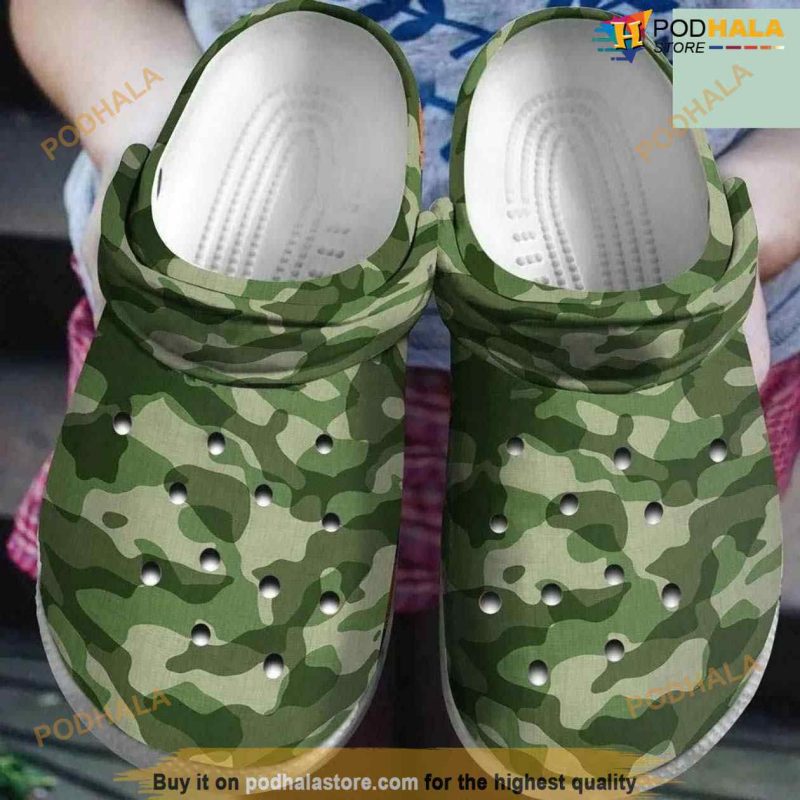 Army Crocs Crocband Clogs Crocband Clog Shoes - Hot Sale 2024
