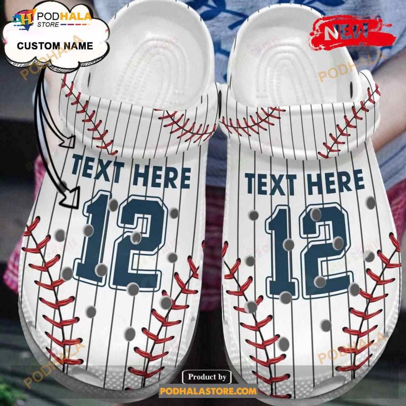 Baseball Classic Whitesole Uniform For Man And Women Crocs Clog Shoes ...