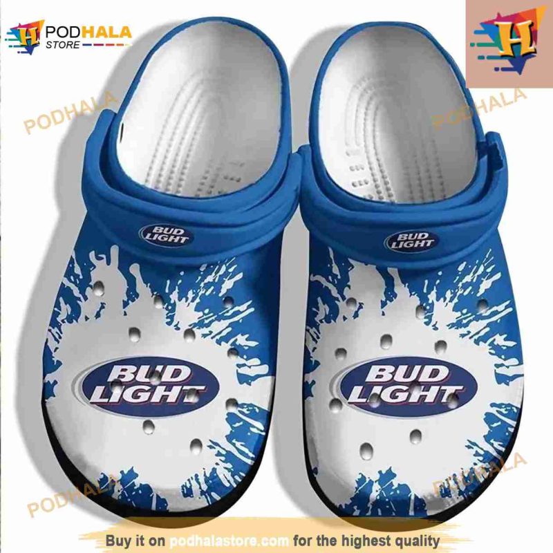Bud Light Clog Shoes Funny Bud Light Clogsbland Crocs Clog Shoes - Hot ...