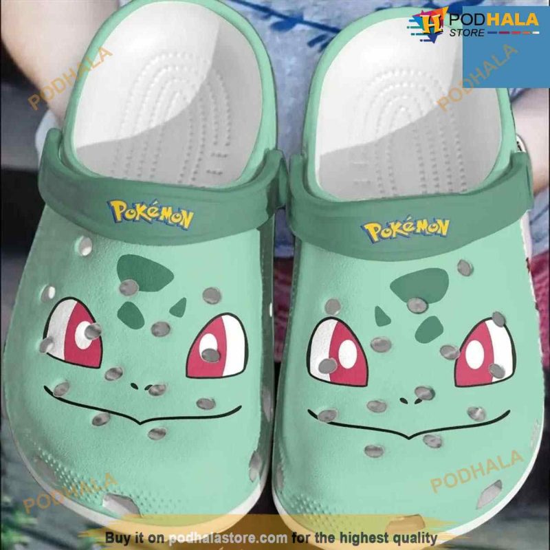 Bulbasaur Pokemon Adult Crocs Clog Shoes - Hot Sale 2025