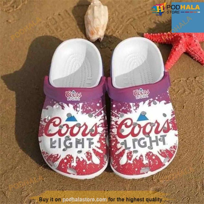 Coors Light Beer Drink Gift Rubber Crocs Crocband Clogs - Hot Sale 2025
