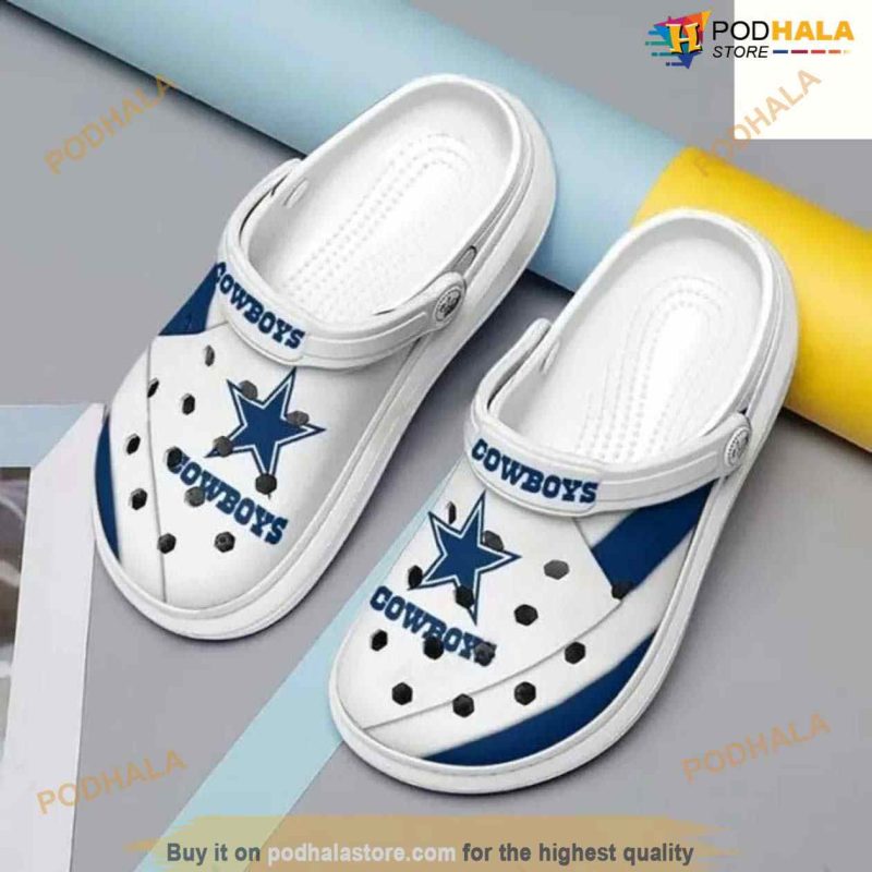 Dallas Cowboy NFL Football Team Crocs Shoes Crocband Clogs - Hot Sale 2025
