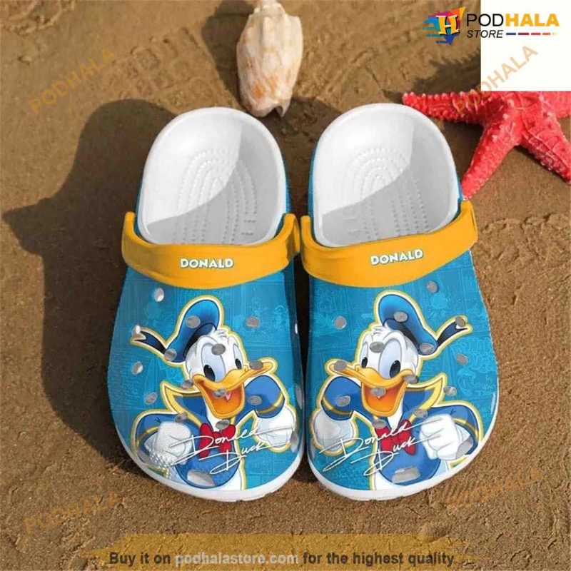 Donald Duck Disney Cartoon Movie Crocs Clogs Crocband - Hot Sale 2025
