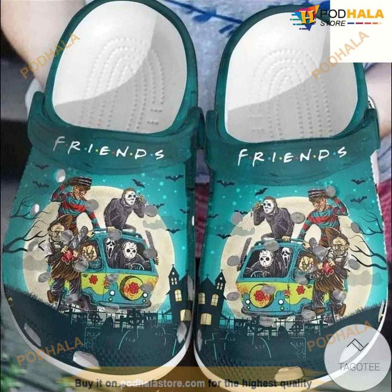 Horror Movies Character Friends Halloween Clog Clogband Crocs Shoes ...