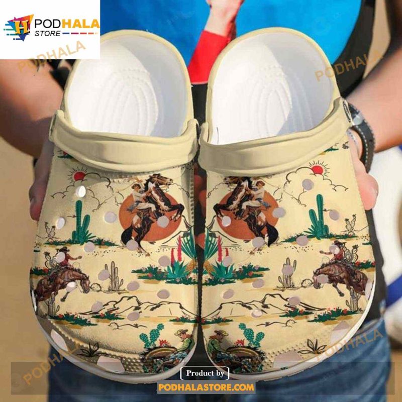 Horse Cowboy Crocs Clog Shoes - Hot Sale 2025