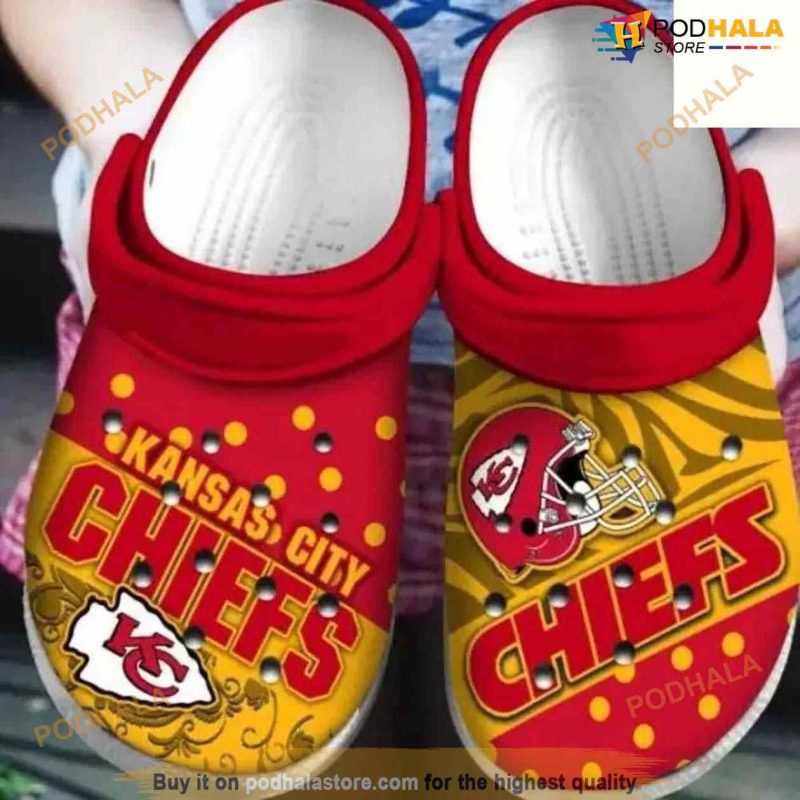 Kansas City Chiefs Crocsband Clog Shoes Crocs - Hot Sale 2025