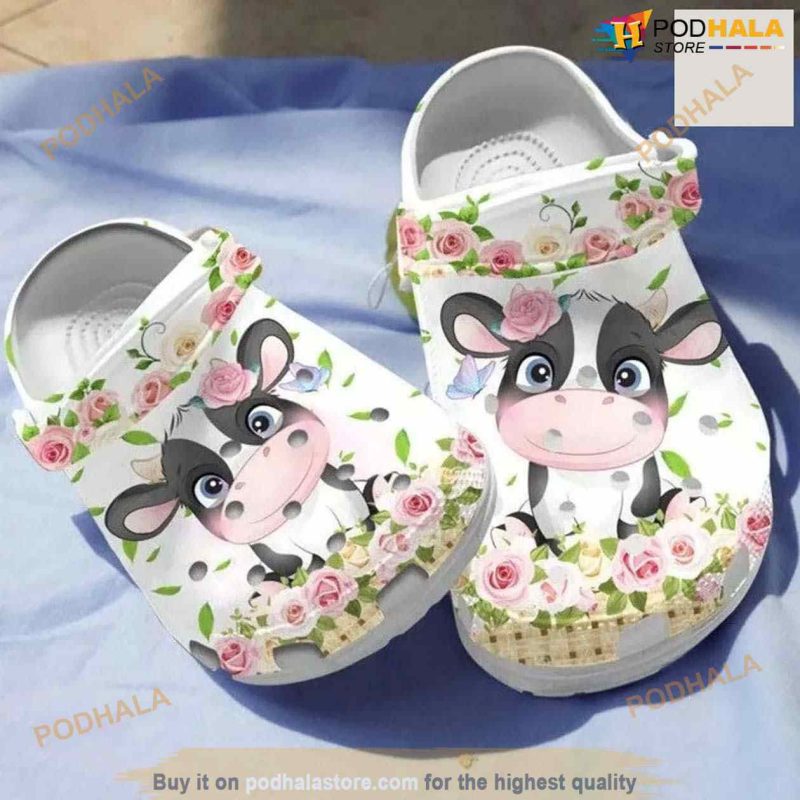 Lovely Baby Cow Crocs Clog Shoes - Hot Sale 2025
