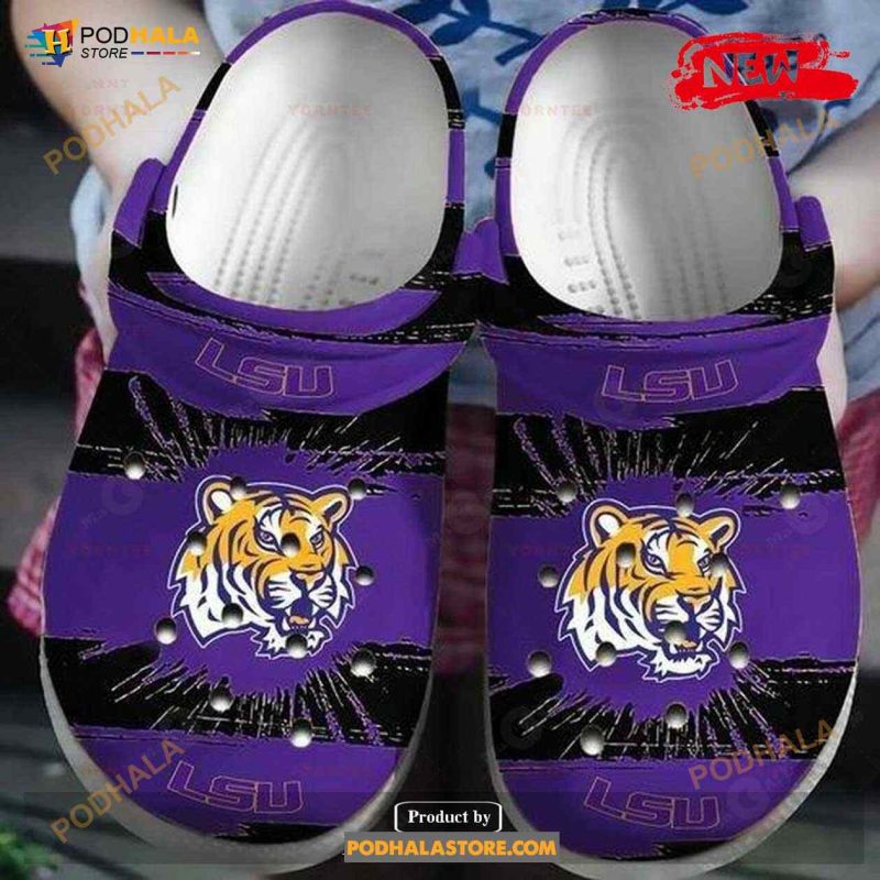 Lsu Tigers Unisex Fashion Style For Unisex & Kids Crocs Clog Shoes ...