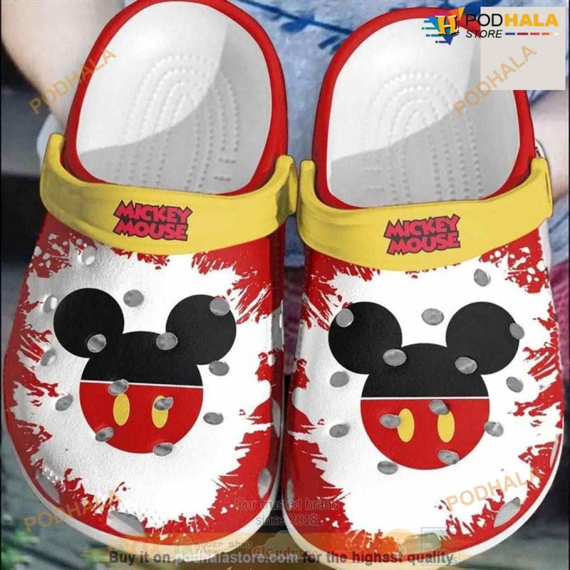 Mickey Mouse Head Crocs Clog Shoes For Trip - Hot Sale 2026