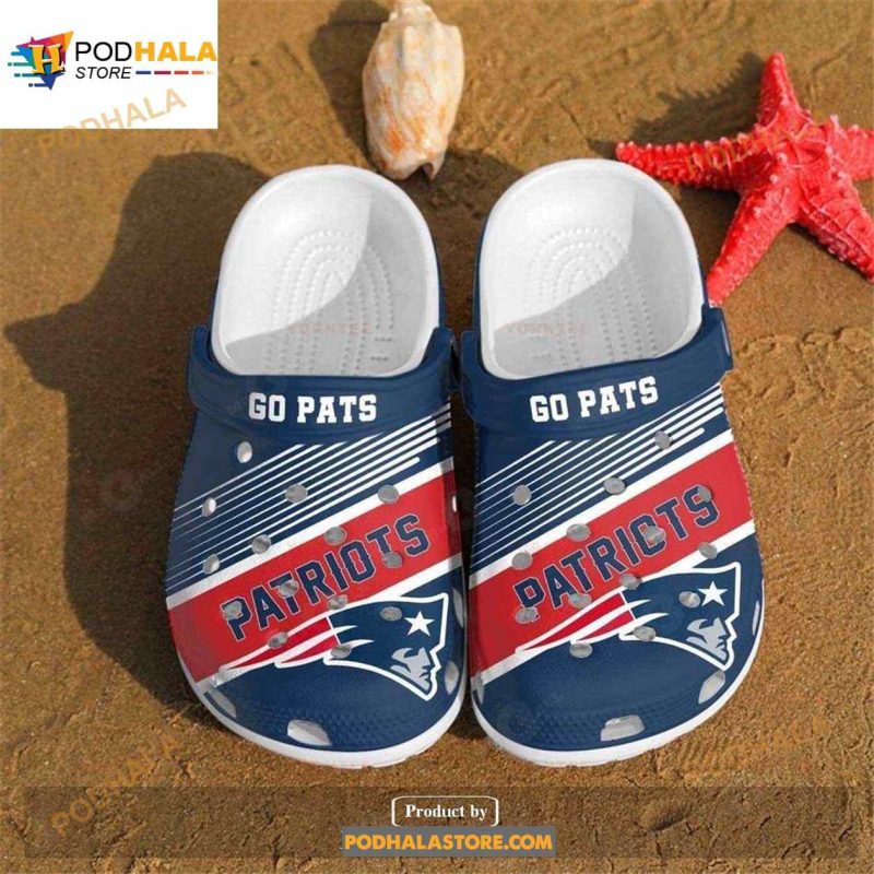 New England Patriots Crocs Clog Crocs For Mens And Womens - Hot Sale 2025