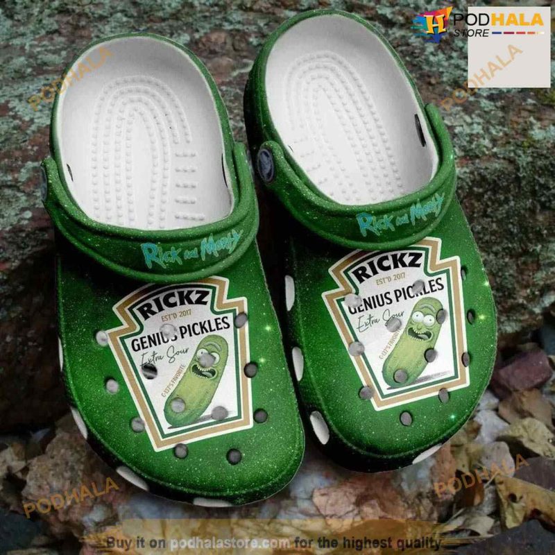 Pickle Rick Adult Size Crocs Clog Shoes - Hot Sale 2025