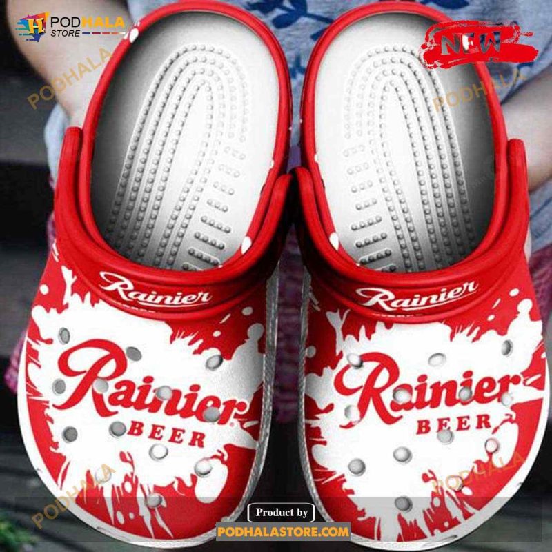 Rainier Beer Crocs Crocband Clog Shoes For Men Women - Hot Sale 2025