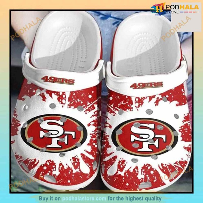 San Francisco 49ers NFL Football Team Crocs Shoes Crocband Clogs - Hot ...