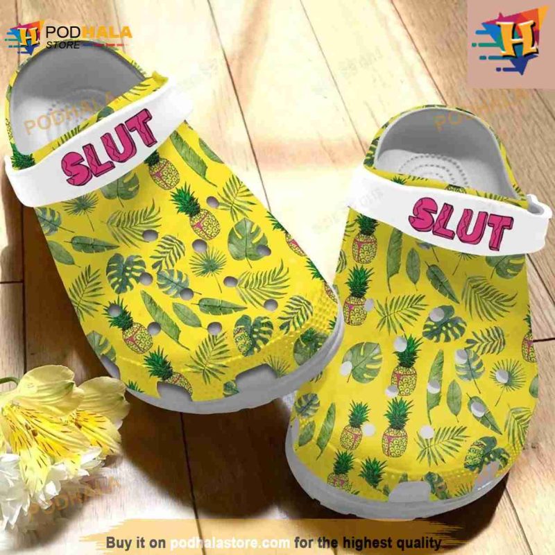 Slutty Pineapple Classic Crocs Clog Shoes - Hot Sale 2025