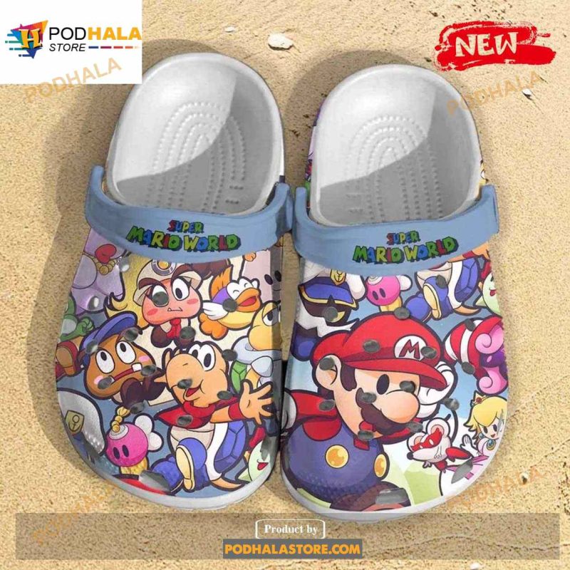 Super Mario Bros For Unisex Crocs Clog Shoes - Hot Sale 2025