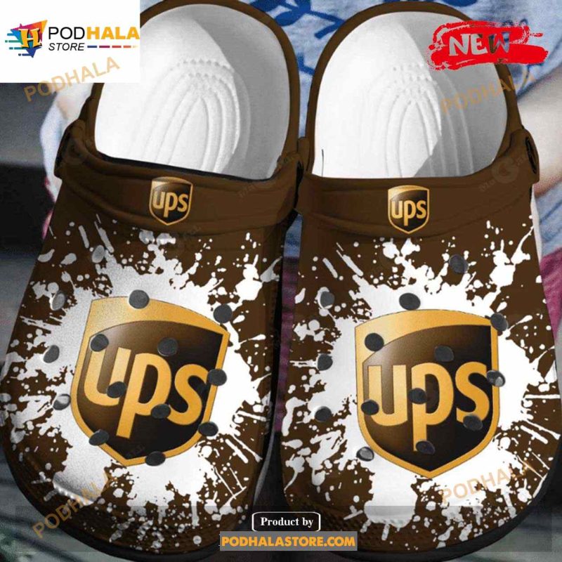 Ups United Parcel Service Brown Crocs Classic Clog Shoes - Hot Sale 2024