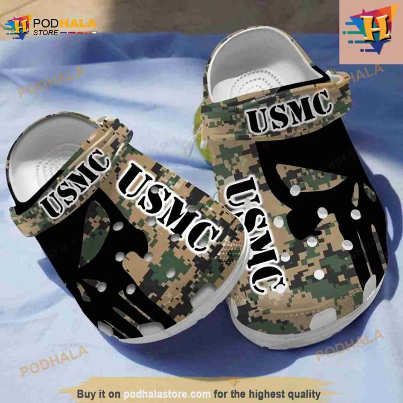 Usmc Desert Digital Camo Classic Crocs Clog Shoes - Hot Sale 2025