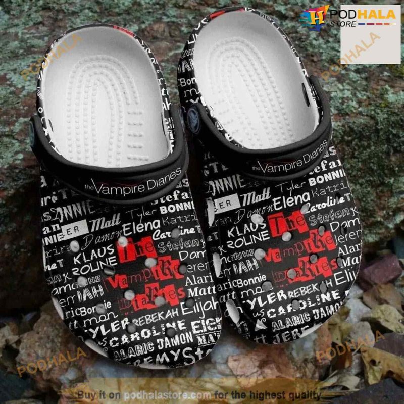 Vampire Diary Adult Size Crocs Clog Shoes - Hot Sale 2025