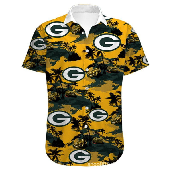 Green Bay Packers NFL Logo Pattern Hawaiian Shirt - Hot Sale 2026